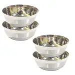 Buy SHINI LIFESTYLE Stainless Steel Bowl/Vati/Katori Set with Classic Inside Outside Laser Work ...