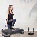 Buy Wearslim Professional Aerobic Exercise Step Deck with Screw-Free ...