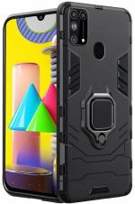 Buy Lenient Samsung Galaxy F41 Black Plastic and Silicon Shock Proof ...