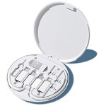 Buy Menaso Portable Round Data Cable Storage Box | Mobile Phone ...