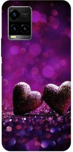 Buy Zepboom Vivo T1X, V2143 Red Plastic Flowers Patterns Red Hearts ...