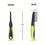 Buy Plushmate Stainless Steel Needles Flea Comb with Soft Grip Handle ...