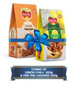 Buy Eatriite Lemon Chilli Cashew & Peri Peri Cashew Combo 400g (200g x 2) Online at Best Prices ...