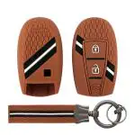 Buy Keyzone striped key cover and Keychain fit for : Ciaz, Baleno, S ...
