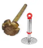 Buy Stainless Steel Potato Potato Masher With Wooden Rai ,Mathani Rai ...