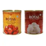 Buy Jai Shoppee Royal Gulab Jamun &Rasgulla Combo Pack - 1kg Online at ...