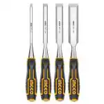 Buy INGCO 4Pcs Wood Chisel Set Woodworking Carpenter Carving 6/12/19/25mm HKTWC0401 Online at ...