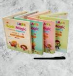 Buy VIJGTECH Reusable Magic Practice Notebook 4 Books Math, Drawing ...