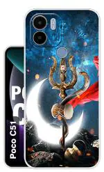 Buy Case Club Multicolor Silicon Shock Proof Back Cover for POCO C51 ...