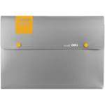 Buy Deli E5576 Document Case, Silver, Pack of 3 Online at Best Prices ...