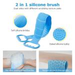 Buy RBGIIT Silicon Bath Body Massager Scrubber Douuble Side Belt ...