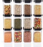 Buy MOONLIKE Airtight Plastic Unbreakable Square Containers, Kitchen ...