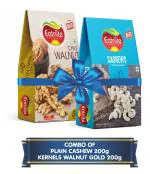 Buy Eatriite Chile Walnut Kernel Gold & Cashew Plain Combo 400g ( 200g x 2 ) Online at Best ...