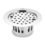 Buy Ruhe Round Flat Cut Floor Drain | 304-Grade Stainless Steel Drain ...