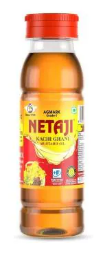 Buy Netaji Kacchi Ghani Mustard Oil 100 ML (28 Bottles Pack) Online at ...