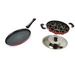 Buy Awwalline Combo2 Pcs Set of Crispy Dosa Tawa & Appam pan ...