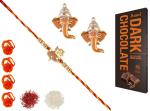 Buy Feastive Celebrations Stylish Rakhi With Amul Classic Dark ...