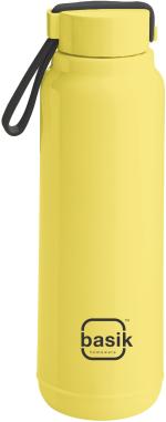 Buy Basik Yellow Steel Sublime Insulated Water Bottle, 650 Ml Online at ...