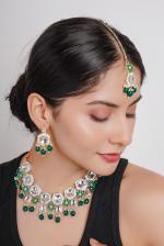 Buy Divisha Alloy Gold Plated Fashion Jewellery Set Online at Best ...