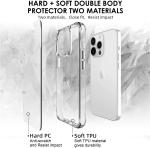 Buy Clickaway Transparent Silicon Back Cover For Apple Iphone 13 Pro ...