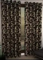 Buy WOAH Polyester Floral Door Curtain Door Window Curtain Premium ...