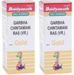 Buy Baidyanath (Jhansi) Garbha Chintamani Ras (Vr.) with Gold Tablet (2 ...