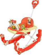 Buy Panda Red Plastic Adjustable Rocker N Walker, 9 Months And Up ...