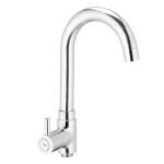 Buy WATERMAN Aria Swan Neck Pillar Tap Faucet Pack Of 1 Flexible Swivel ...