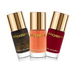 Buy Posh Red, 3D Black, Orange Nail Polish, 9 Ml Each (Pack Of 3 ...