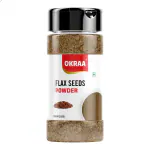 Buy OKRAA Flax Seed Powder | Organic Pure & Natural (Alsi) - 100 GM ...