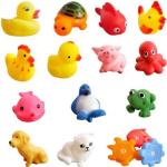 Buy TechHark Baby Kuhu Creations Baby Swimming 13 Pcs Sounding Bath Toy ...