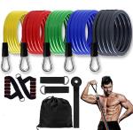 Buy ShopiMoz 11 in 1 Power Resistance Band, Resistance Toning Tube Set ...