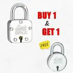 Buy Link Atoot 45mm Lock Buy 1 Get 1 New Round 50mm Lock Free| Steel ...
