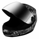 Buy O2 Max Pro Full Face Helmet with Scratch Resistant Visor, Cross ...