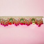 Buy Narya Traditional Toran with Wooden Louts Flowers,Rose Flower ...