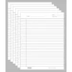 Buy OFIXO A4 Size Both Side Ruled Sheet for Project/Practical/Homework ...