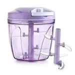 Buy AXN Multipurpose Manual Vegetable Food Master Chopper Round Purple ...