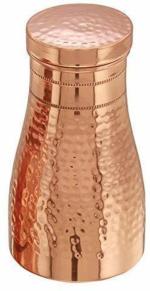 Buy KUVI Enterprises Handcrafted Copper Water Bottle - 1000 ml Online ...