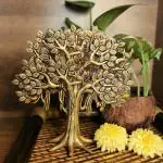 Buy PUJACRAFT Brass Karpaga Virutcham Tree, Yellow 18 x 17 cm Online at ...