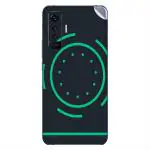 Buy GADGETSWRAP Printed Vinyl Skin Sticker for Vivo X50 - Simple Circle ...