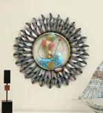 Buy Vedas Multicolour Iron Shaurya Musician Sitar Wall Decorative ...
