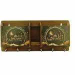Buy CRAFTZO Wall Key Holder Wooden Islamic-MASJID Design Key Holders ...