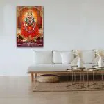 Buy SURMUL Lord Khatu Shyam Multicolor Paper Self Adhesive Sticker 18 ...