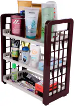Buy SAURA 3-Layer Multipurpose Utility Racks Kitchen Storage Easy ...