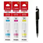 Buy Canon GI 71 C/Y/M Ink Bottle (SET OF 3) with 3in1 Multi-Function ...