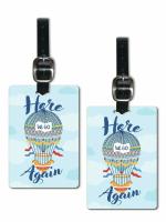 Buy Lentikart 3D Lenticular Luggage Tag Set of 2 | Here we go Again ...