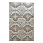 Buy TRR Handmade Bazzle Rug_ Hemp+ Wool_ 190 x 180 cm l Floor carpet l ...