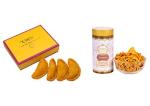 Buy Laxmi Misthan Bhandar Ghewar And Gunjia And Navaratna Mix Online at ...