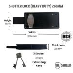 Buy KI SHIELD Shutter Lock (Heavy Duty)|| 6 Layer Strong Alloy Steel ...