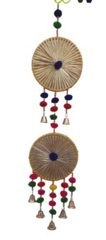 Buy Decoration Craft Yellow Chakri Hanging for Pooja, Party, Home ...